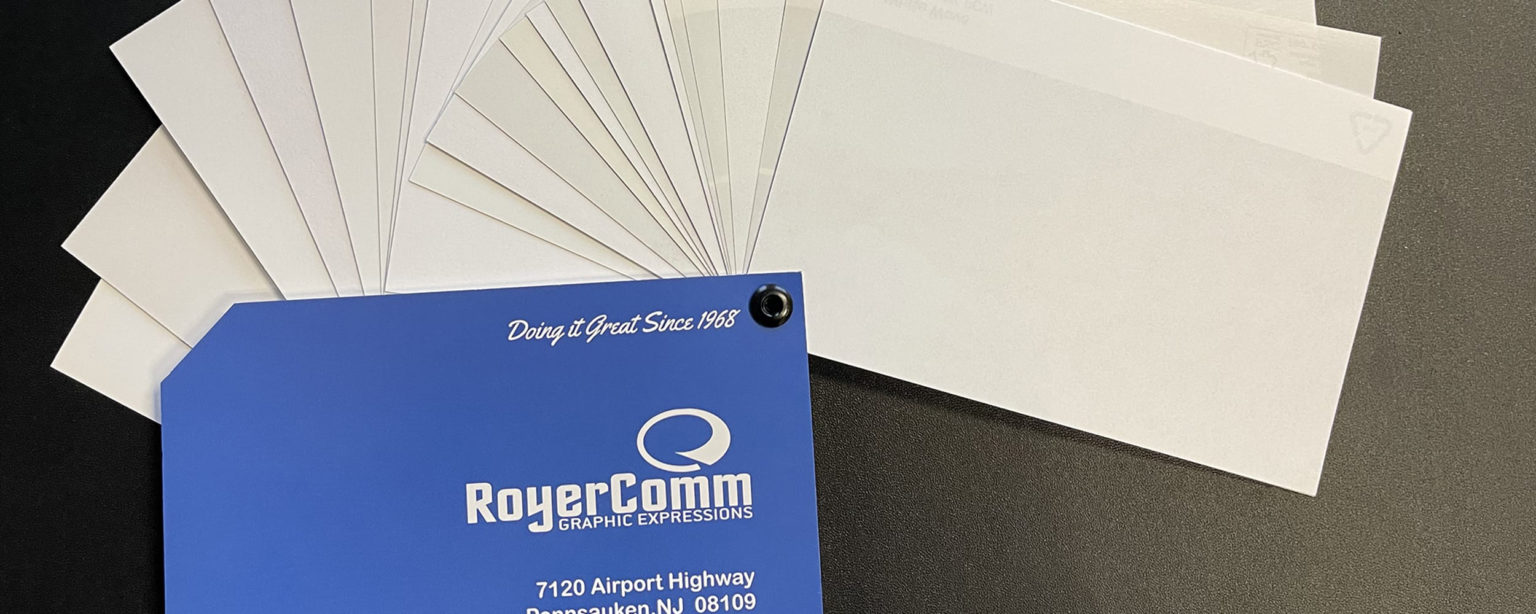 Paper sample book - RoyerComm