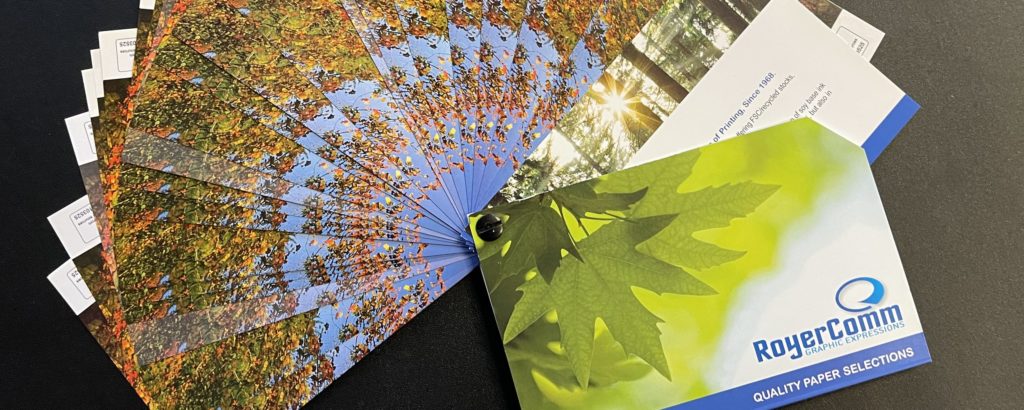Paper sample book - RoyerComm